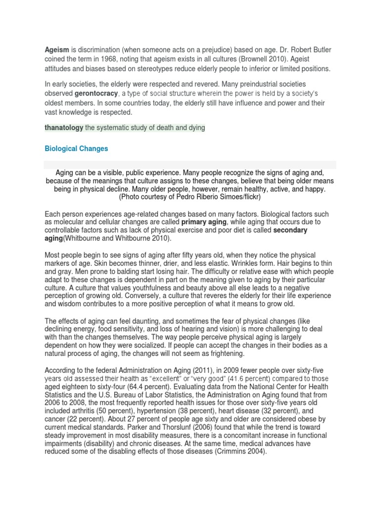 Ageism | Ageism | Ageing