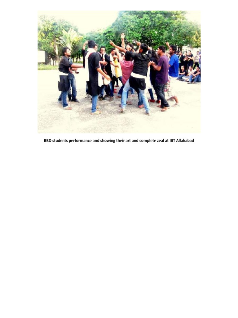 BBD Students Performance and Showing Their Art and Complete Zeal at ...