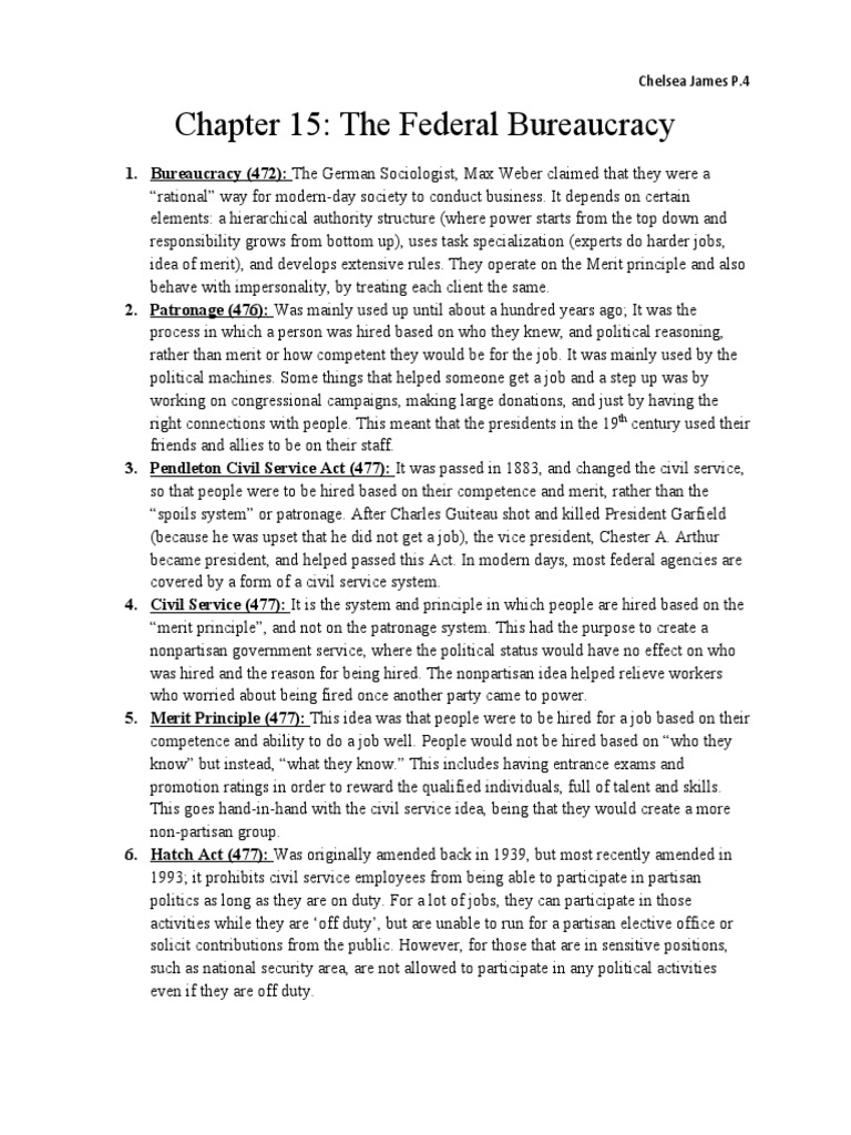 Chapter 15 Vocabulary | PDF | United States Federal Civil Service ...