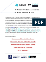 Parameter Conversion For Two Port Networks | PDF | Engineering ...