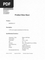 Rhodoline DF642NI Product Data Sheet | PDF | Acrylic Paint | Materials