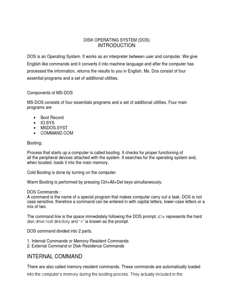 disk-operating-system-pdf-command-line-interface-dos