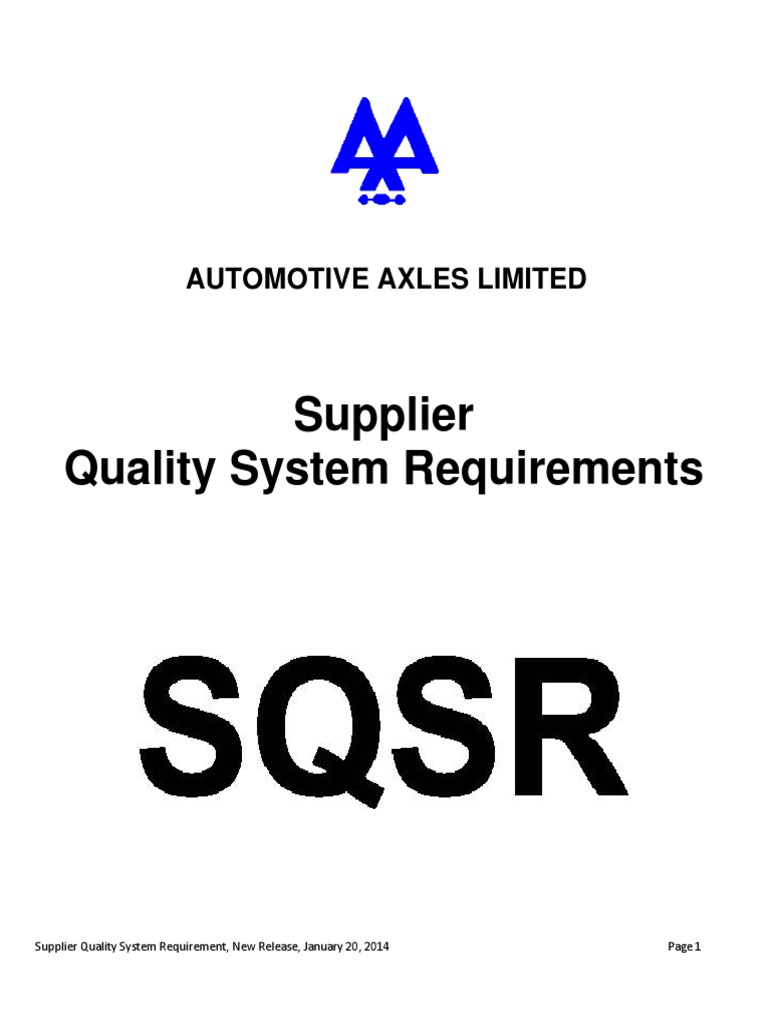 SQA Manual - 25.01.2014 | PDF | Quality Management System ...