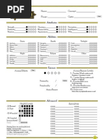 LOTRO Warden Gambit Cheat Sheet | PDF | Military Science | Leisure