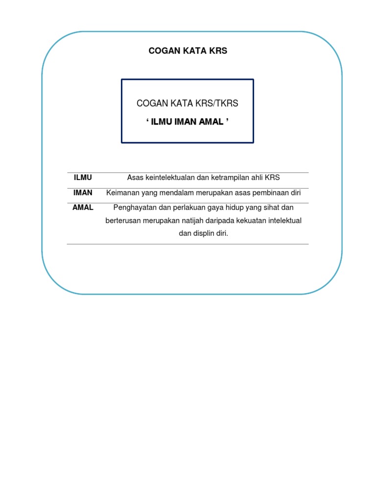 Cogan Kata Krs | PDF