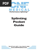 EMRA SportsMedicine Splint Guide | PDF | Thumb | Hand