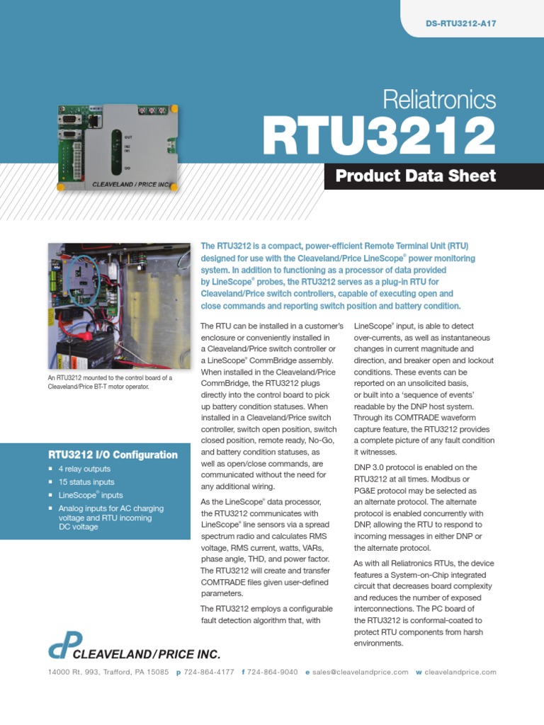 Reliatronics: Product Data Sheet | PDF | Computer Hardware | Computer ...