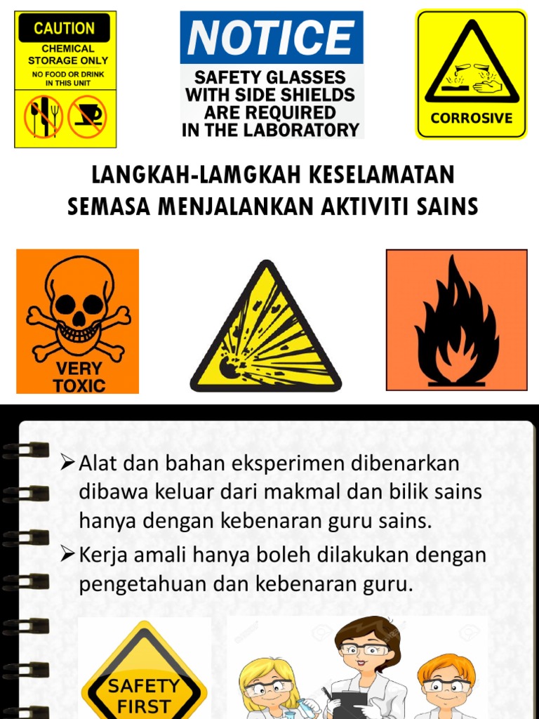 Langkah-Lamgkah Keselamatan Semasa Menjalankan Aktiviti Sains | PDF