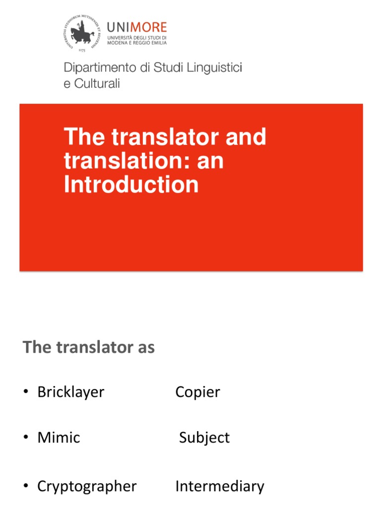 The Translator and Translation: An | PDF | Translations ...