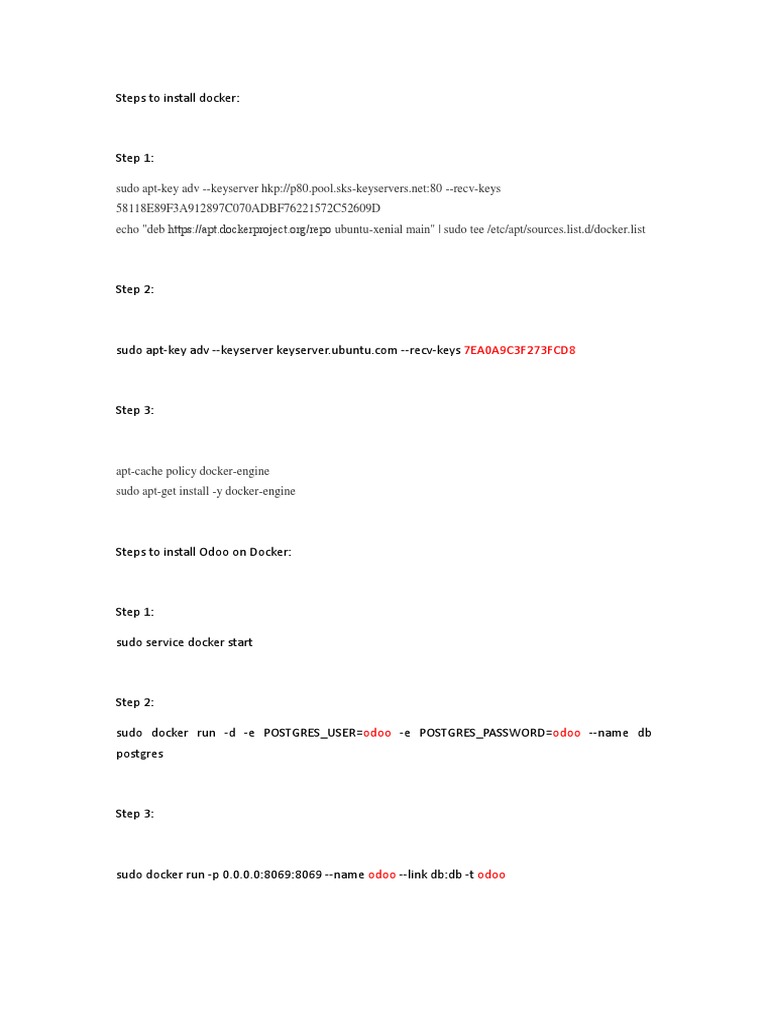 Steps To Install Docker | PDF | Computers | Technology & Engineering