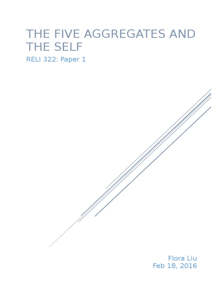 The Five Aggregates and the Self | Self | Sati (Buddhism)