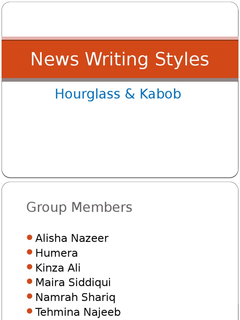 Hourglass and Kabob Writing Styles | PDF | Computers