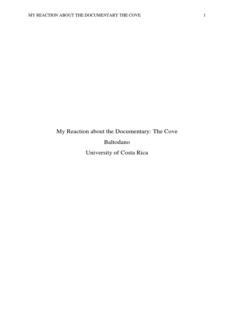 Documentary The Cove | PDF | Dolphin | Nature