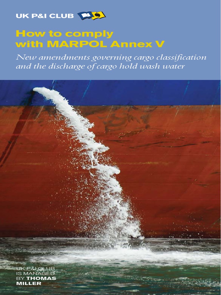 MARPOL Annex V - Checklist Updated.pdf | Toxicity | Chemistry | Free 30 ...