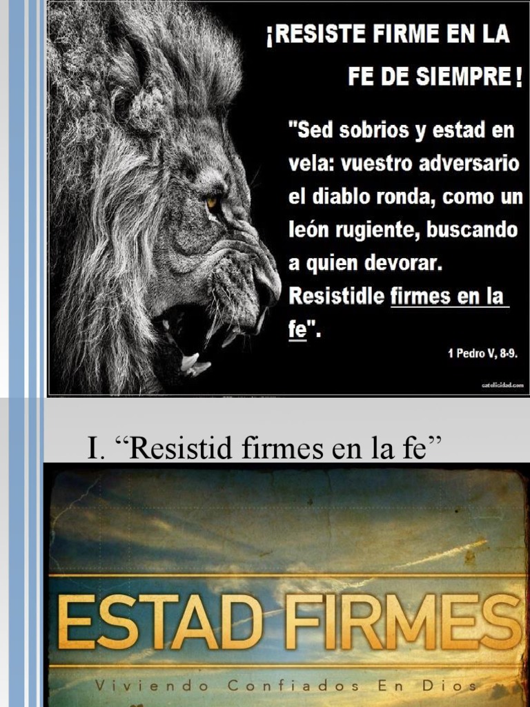 Firmes en la Fe y la Gracia Divina | PDF