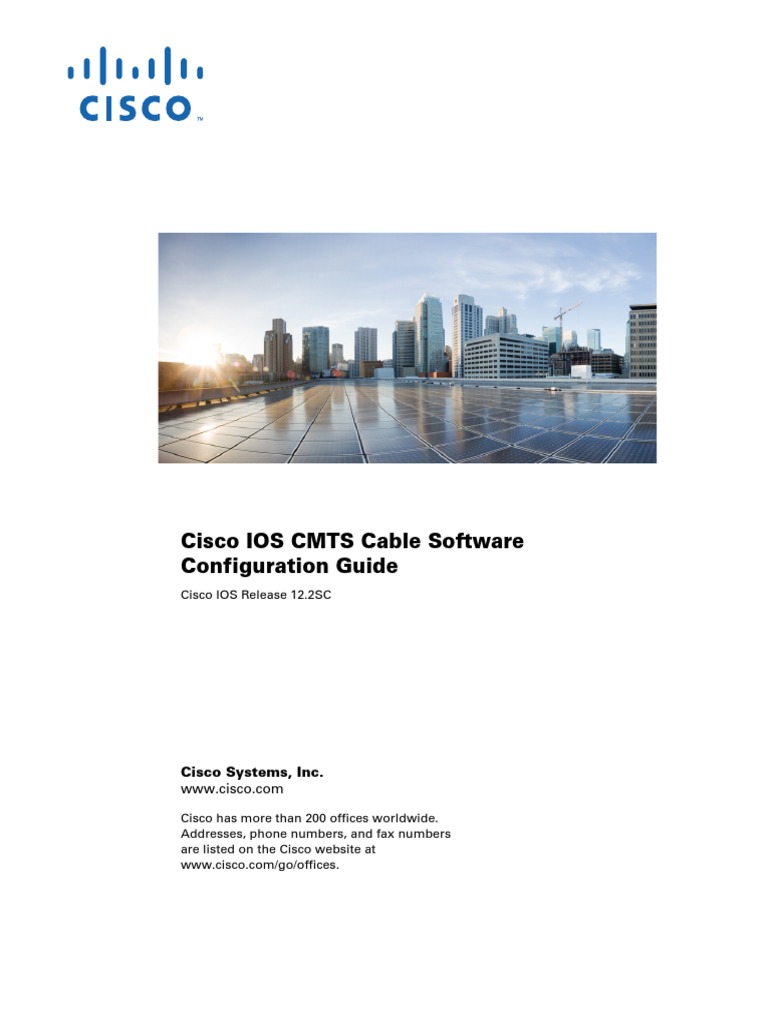 Cmts 12 2sc SCG Cisco | PDF | Router (Computing) | Routing