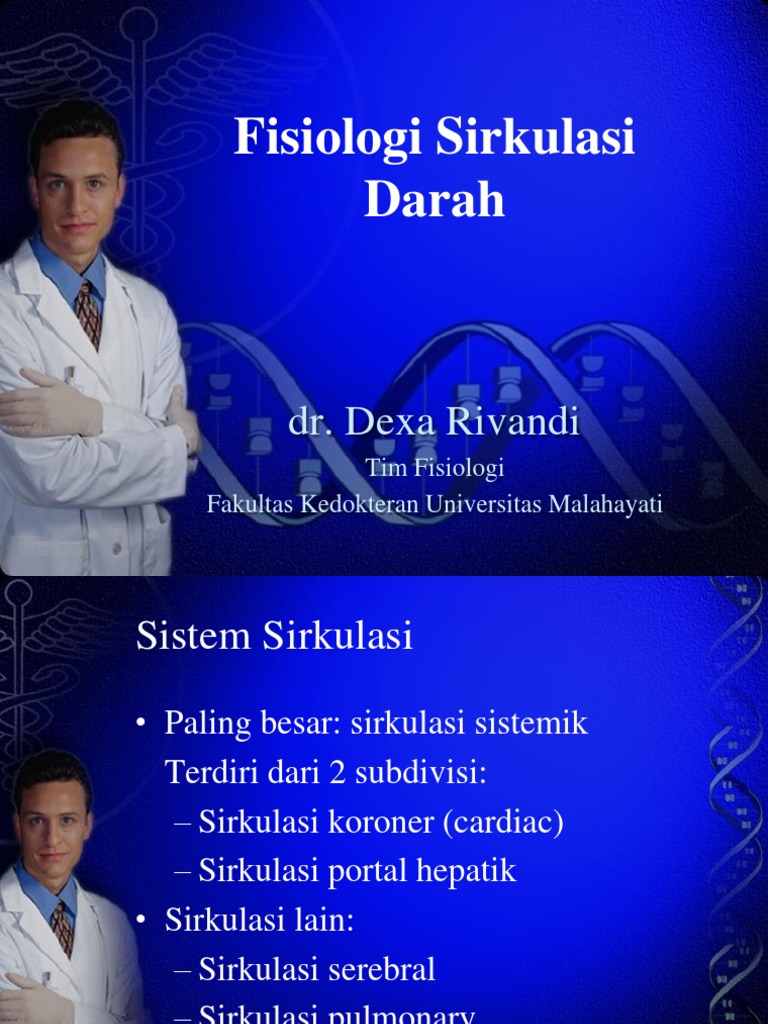 Faal Sirkulasi Darah - Dr. Dexa Rivandi | PDF | Atrium (Heart) | Ventricle (Heart)