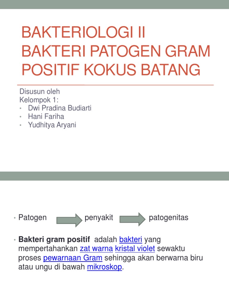 Bakteri Patogen Gram + | PDF