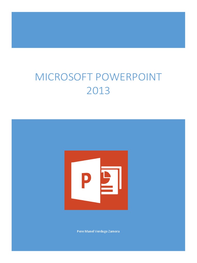 Microsoft PowerPoint 2013 | PDF | Microsoft PowerPoint | Informática