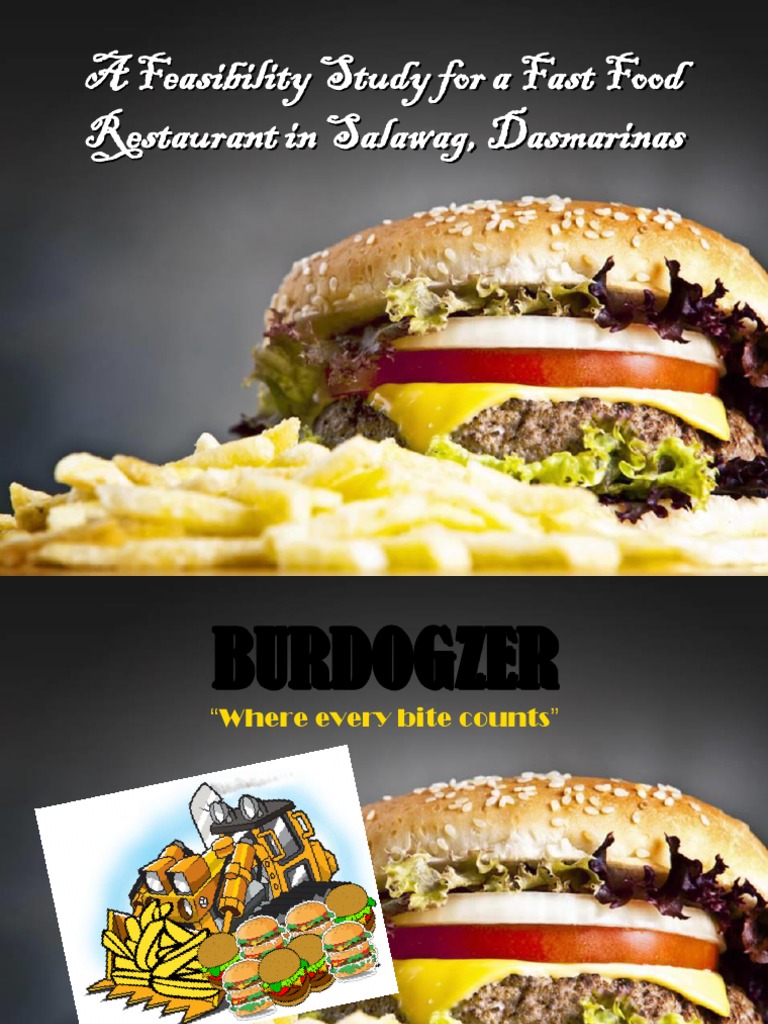Presentation For Feasibility Study | PDF | Hamburgers | French Fries