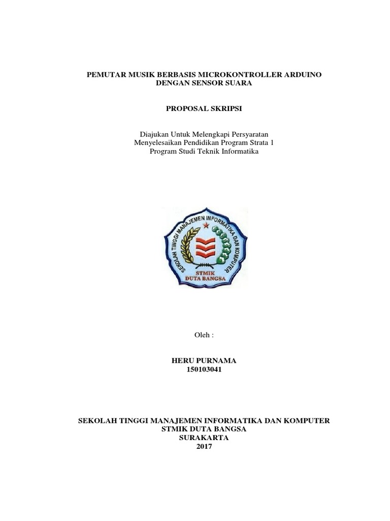 Contoh Draf Proposal | PDF