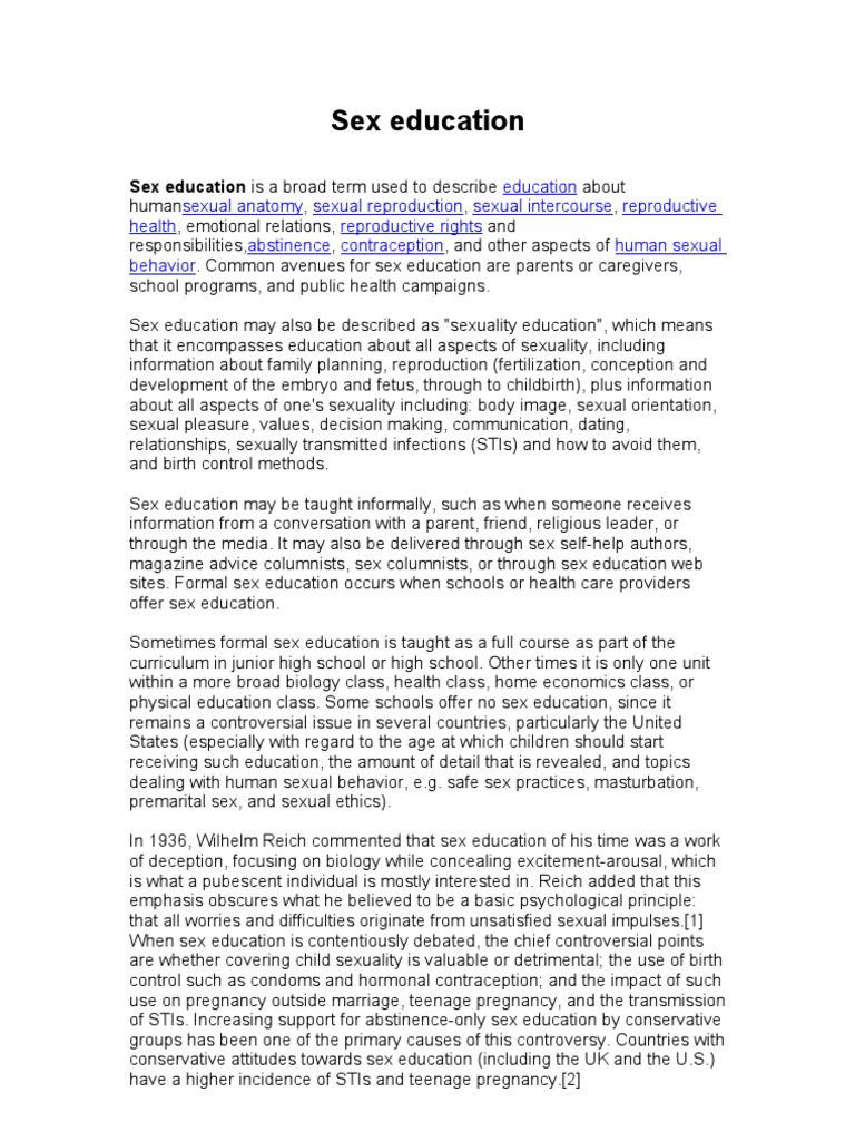 Sex Education | Sex Education | Sexual Intercourse