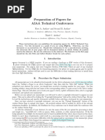 AIAA Technical Paper Preparation Guide | PDF