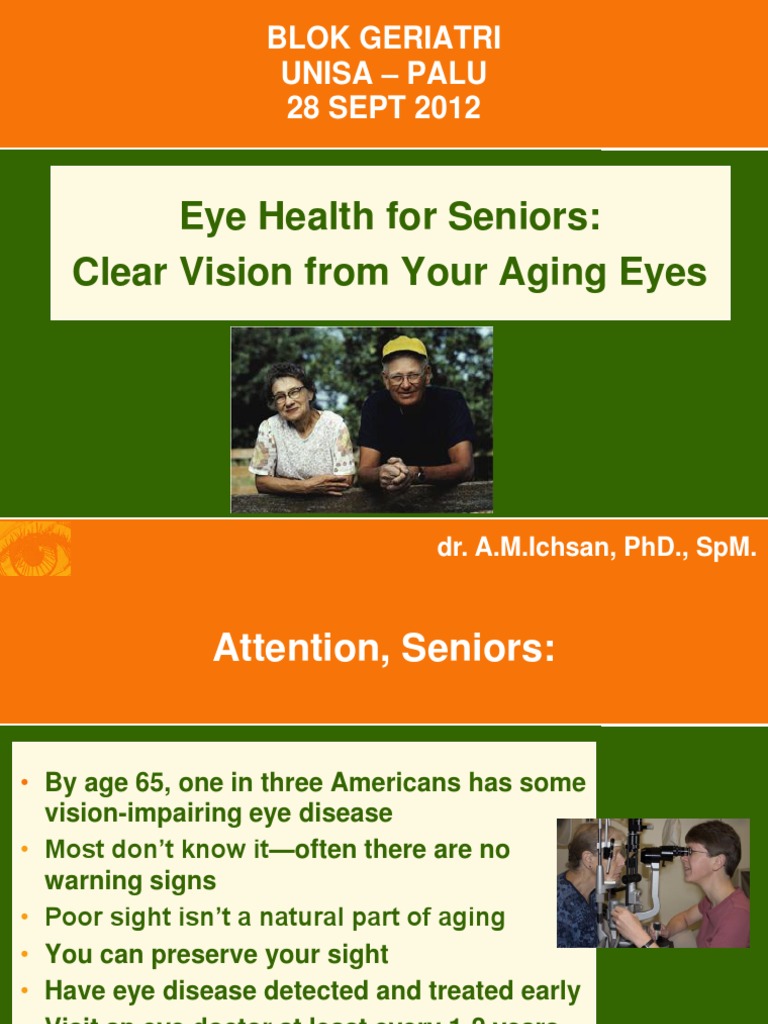 Seniors Vision | Download Free PDF | Visual Impairment | Human Eye