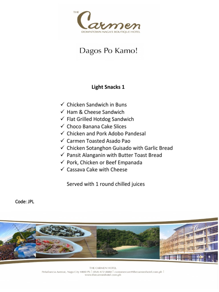 Banquet Menu | PDF | Prepared Foods | Food Ingredients