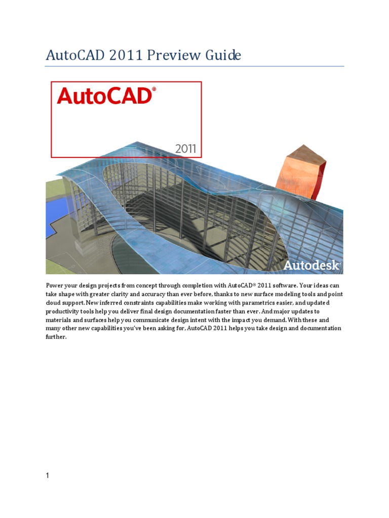 Manual Autocad 2011 | PDF | Tab (Gui) | Button (Computing)