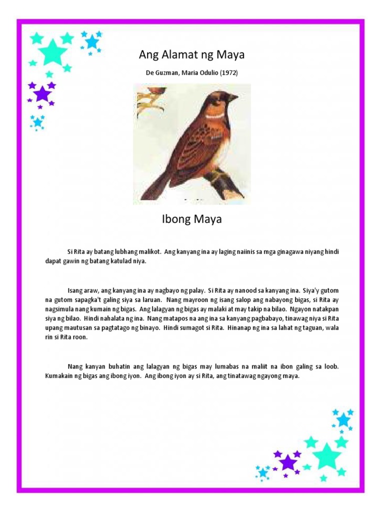 Ang Alamat ng Maya.docx