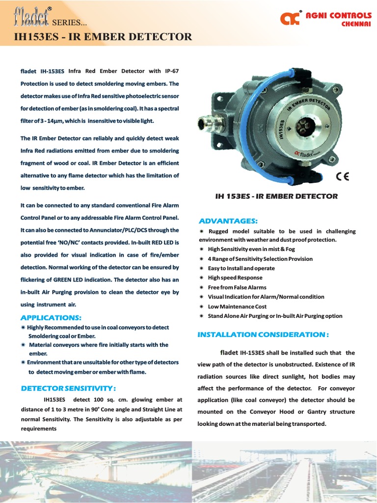 Ih153es-Ir Ember Detector Catalogue | PDF | Infrared | Equipment