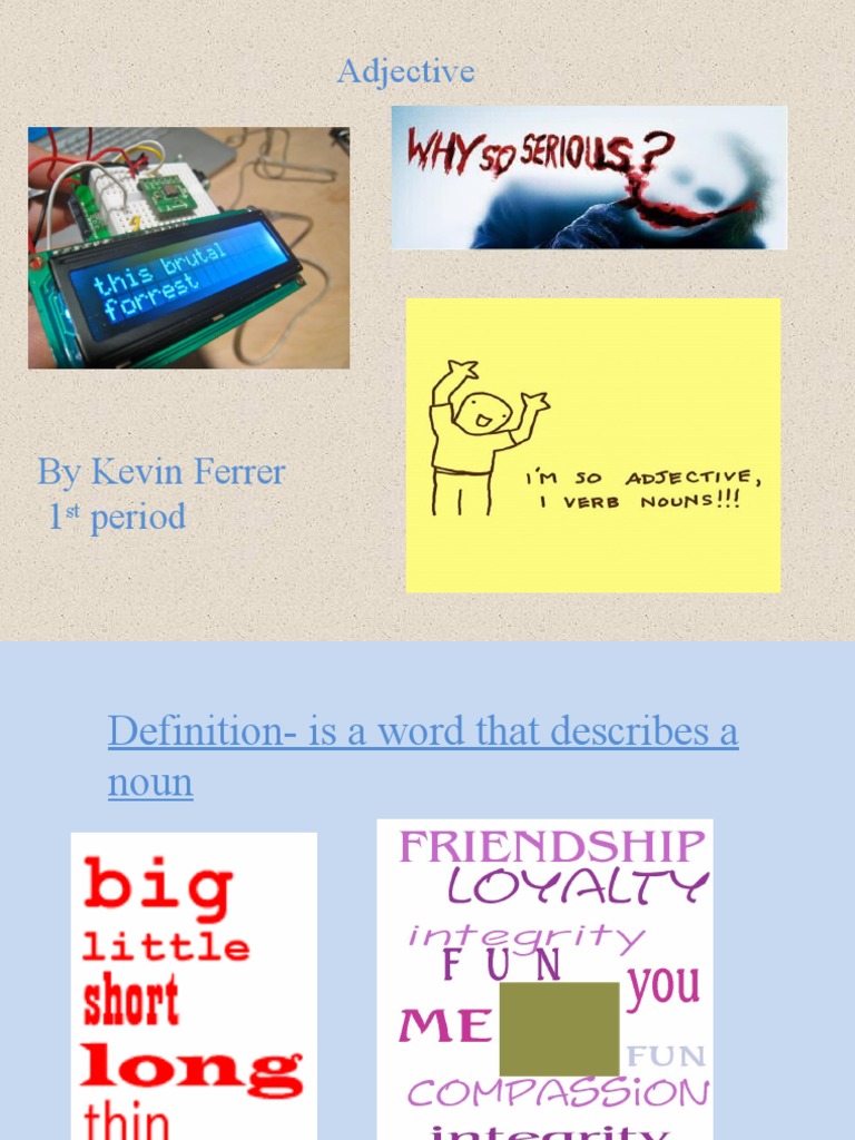 Adjective Power Point | PDF