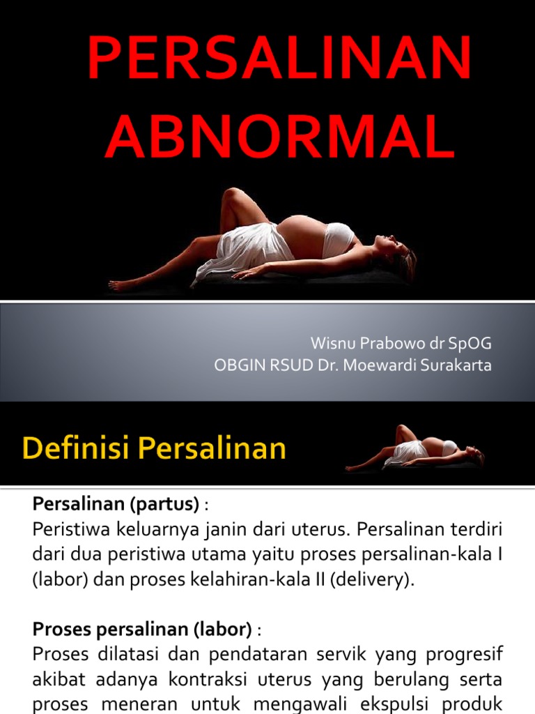 Proses dan Tantangan Persalinan Normal | PDF