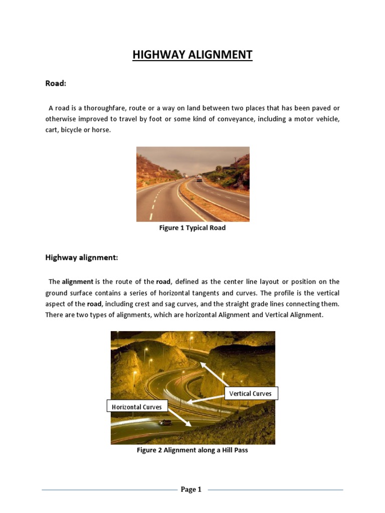 Highway Alignment | Surveying | Road