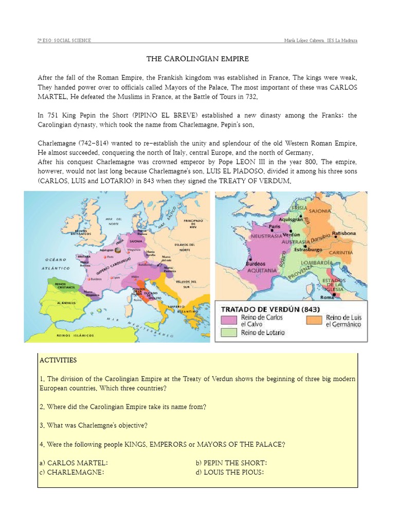 History 2 Carolingian Empire | Charlemagne | Middle Ages