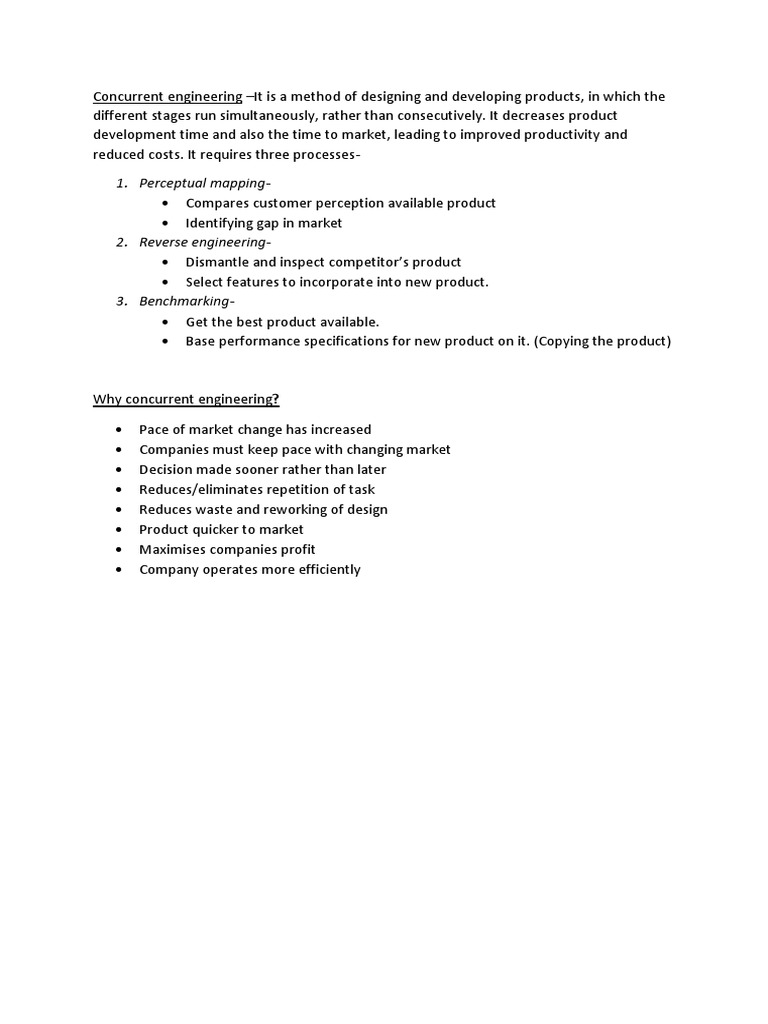 Concurrent Engineering | PDF