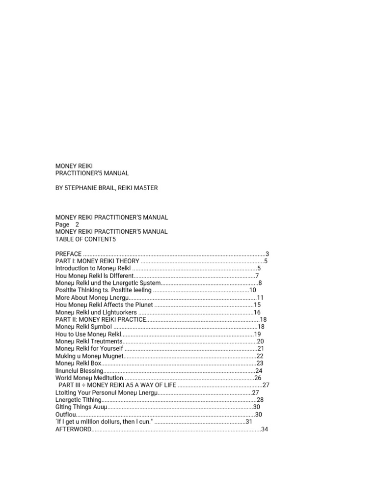 Secret Money Reiki | PDF