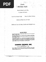 Peter Pan Script | PDF