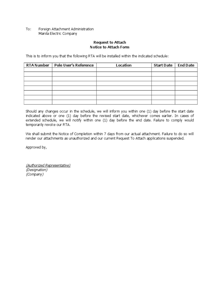 NTA Form | PDF