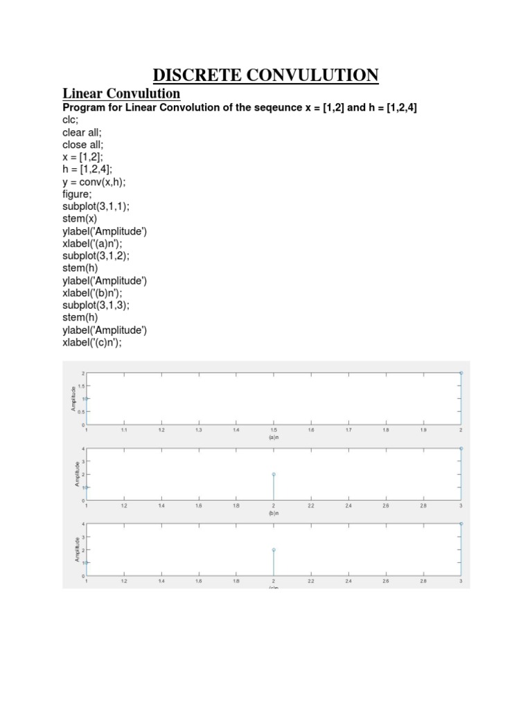 Assignment#2 | PDF | Convolution | Digital Signal Processing