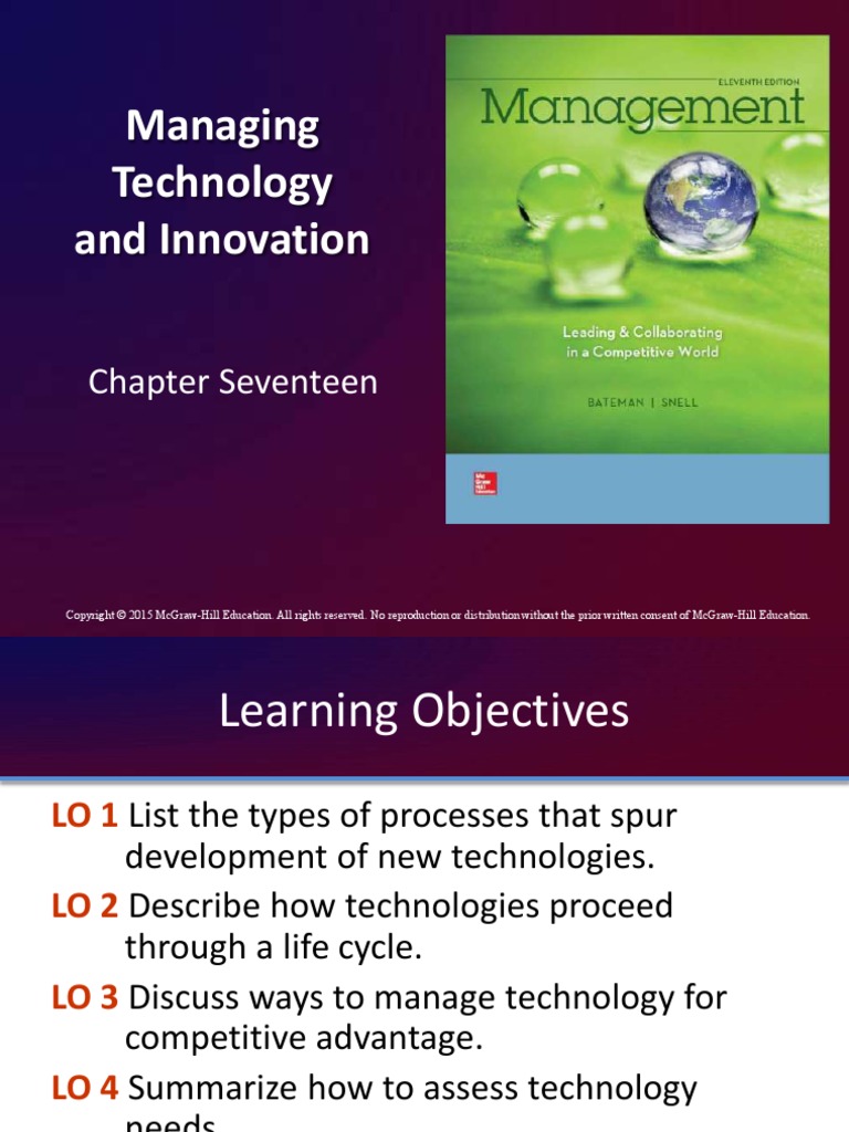 Chapter 9 - Managing Technology PDF | PDF | Innovation | Strategic ...