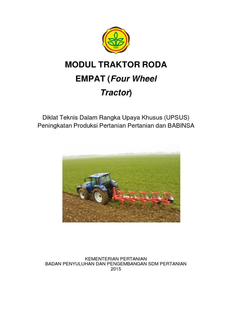 I1.3.alsintan 3. Modul Traktor Roda 4 | PDF