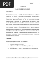 Introduction To Economics Unit 1 | PDF | Economics | Macroeconomics