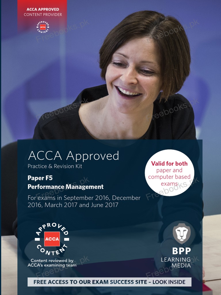 ACCA F5 Performance Management - BPP Revision Kit 2017 (Freebooks - PK ...