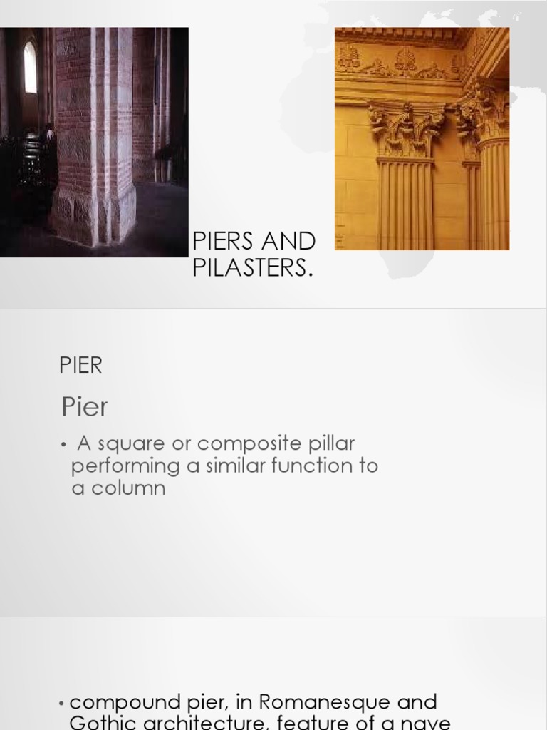Architecture Piers Vs Columns