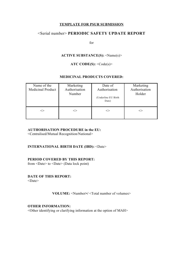 Psurtemplate | PDF