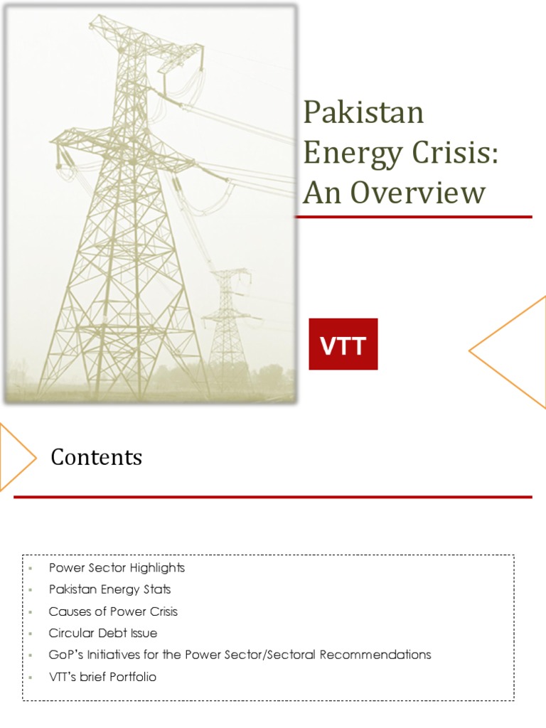 Pakistan Energy Crisis An Overview | PDF | Wind Power | Power Station