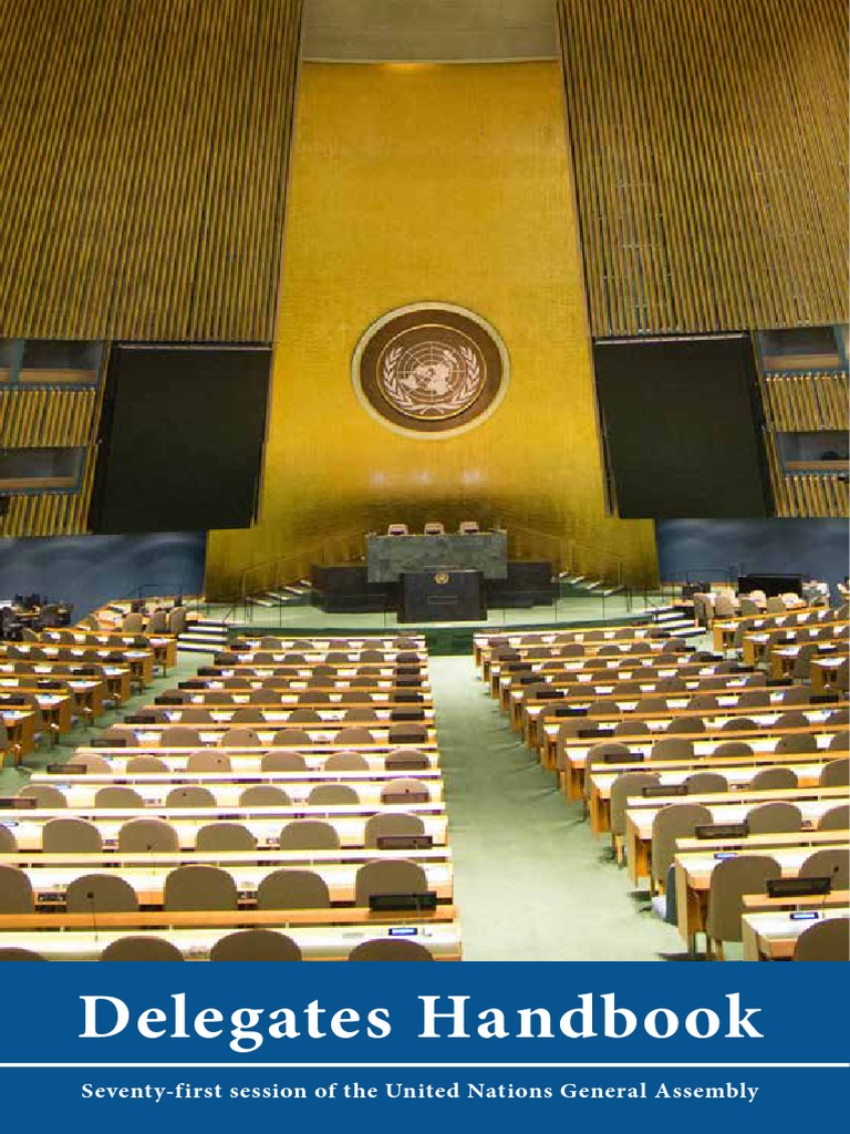 Delegates Handbook 71st Session en | PDF | United Nations General ...