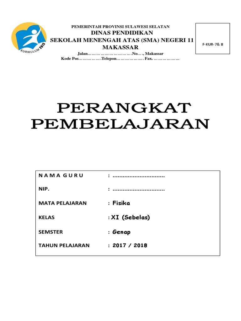 Cover RPP | PDF